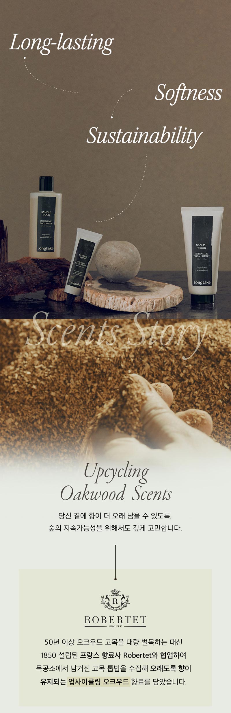 롱테이크(LONGTAKE) [증정] 바디로션 200ml+핸드크림 50ml SET (샌달우드/블랙티앤피그) - 후기 | 무신사