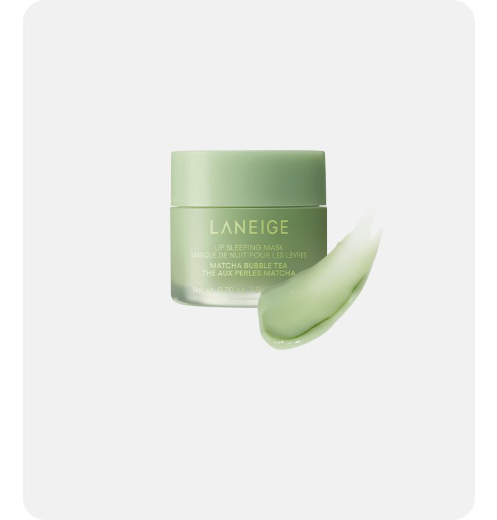 Lip Sleeping Mask Matcha Bubble Tea | Laneige Malaysia