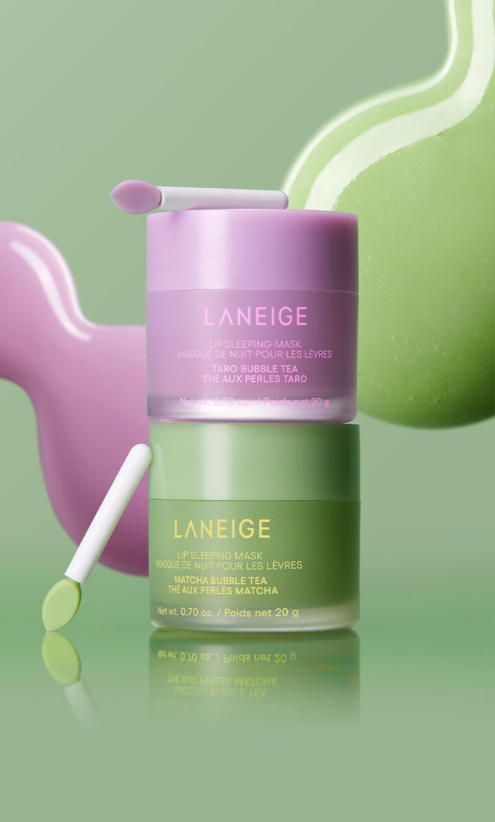 Lip Sleeping Mask Matcha Bubble Tea | Laneige Malaysia
