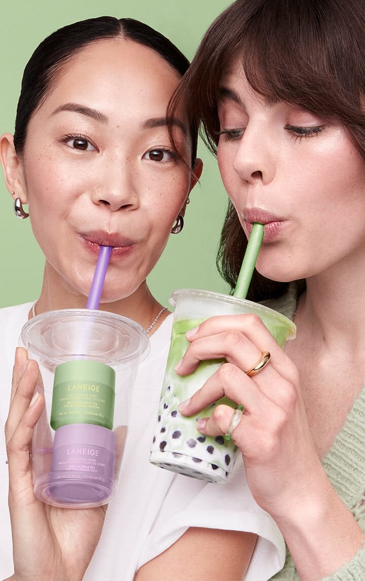 Lip Sleeping Mask Matcha Bubble Tea | Laneige Malaysia